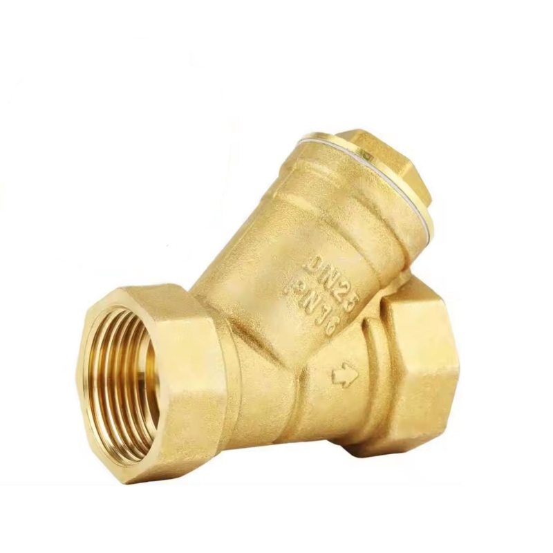 Female Inline Y Mesh Strainer Threads Filter Brass Y Shaped Brass ...