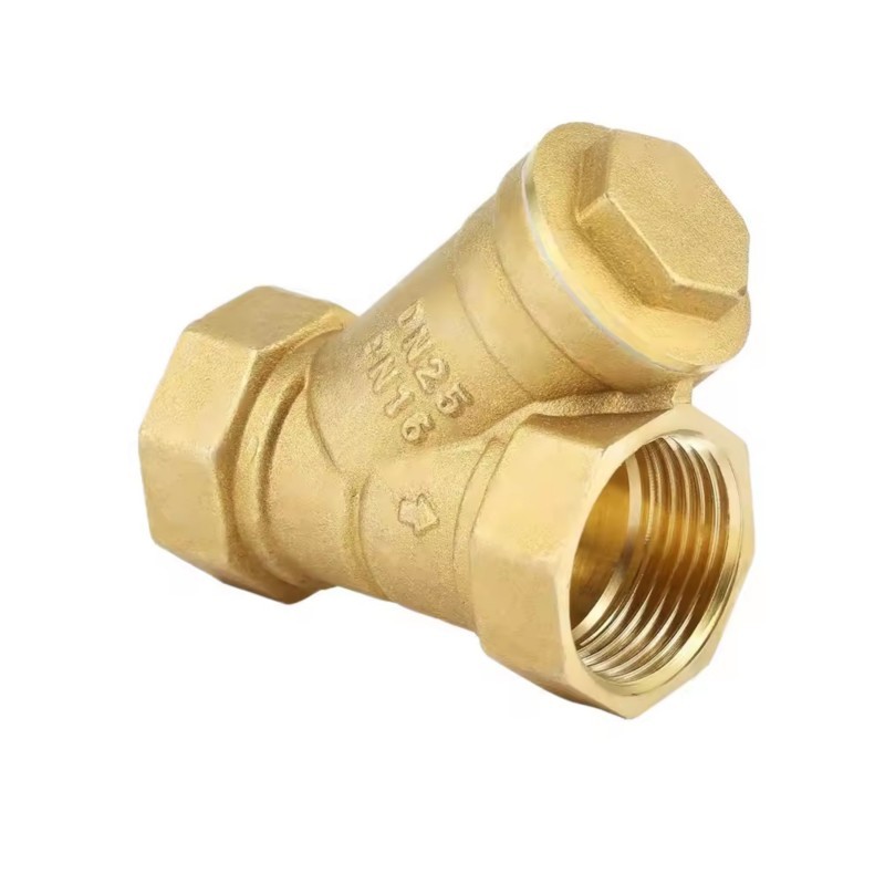 Female Inline Y Mesh Strainer Threads Filter Brass Y Shaped Brass ...